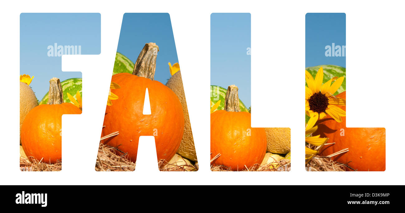 Fall word hi-res stock photography and images - Alamy