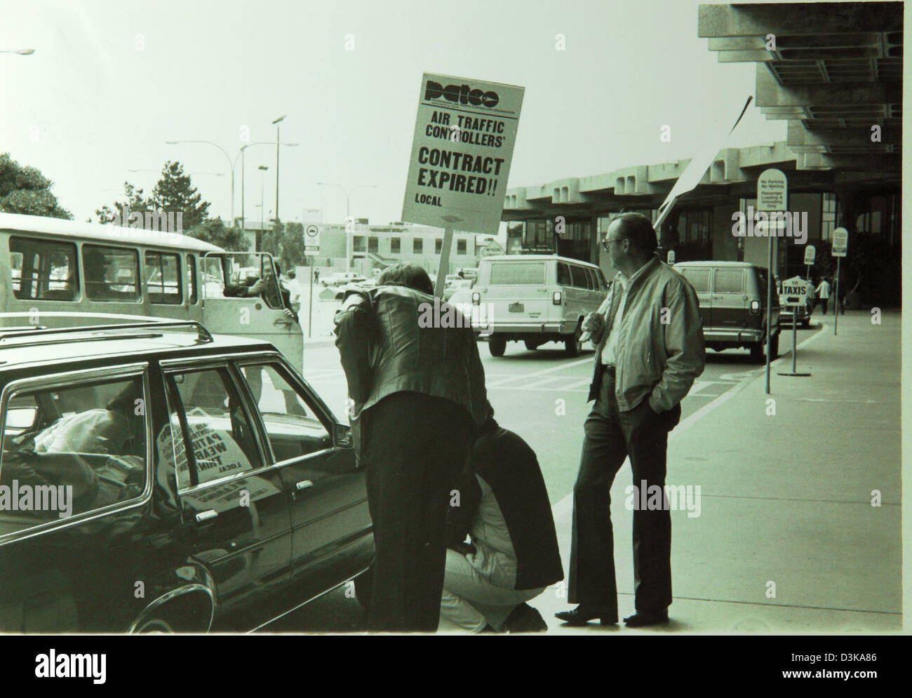 The photo captures Lindbergh Field, now known as San Diego ...