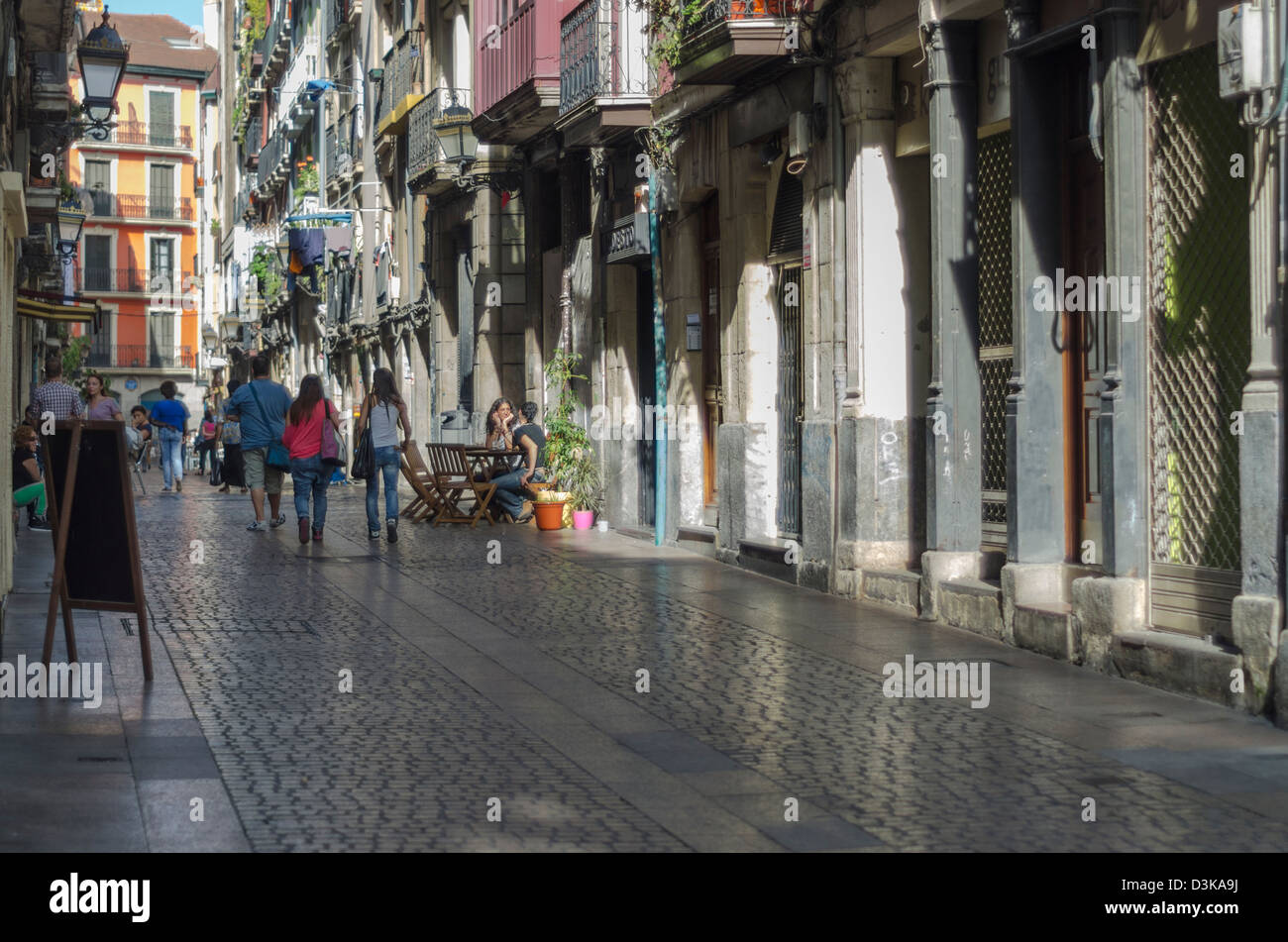 City centre streets, Bilbao, Basque Country, Spain Stock Photo - Alamy