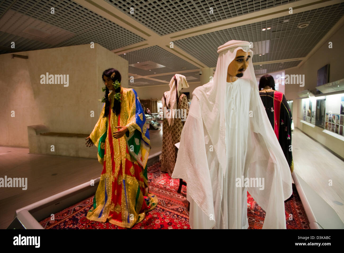 Exhibits on display at the Bahrain National Museum, Manama, Bahrain ...