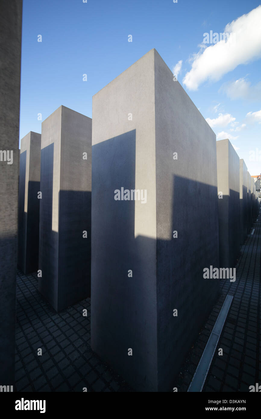 Berlin, Germany, the Memorial to the Murdered Jews of Europe Stock ...