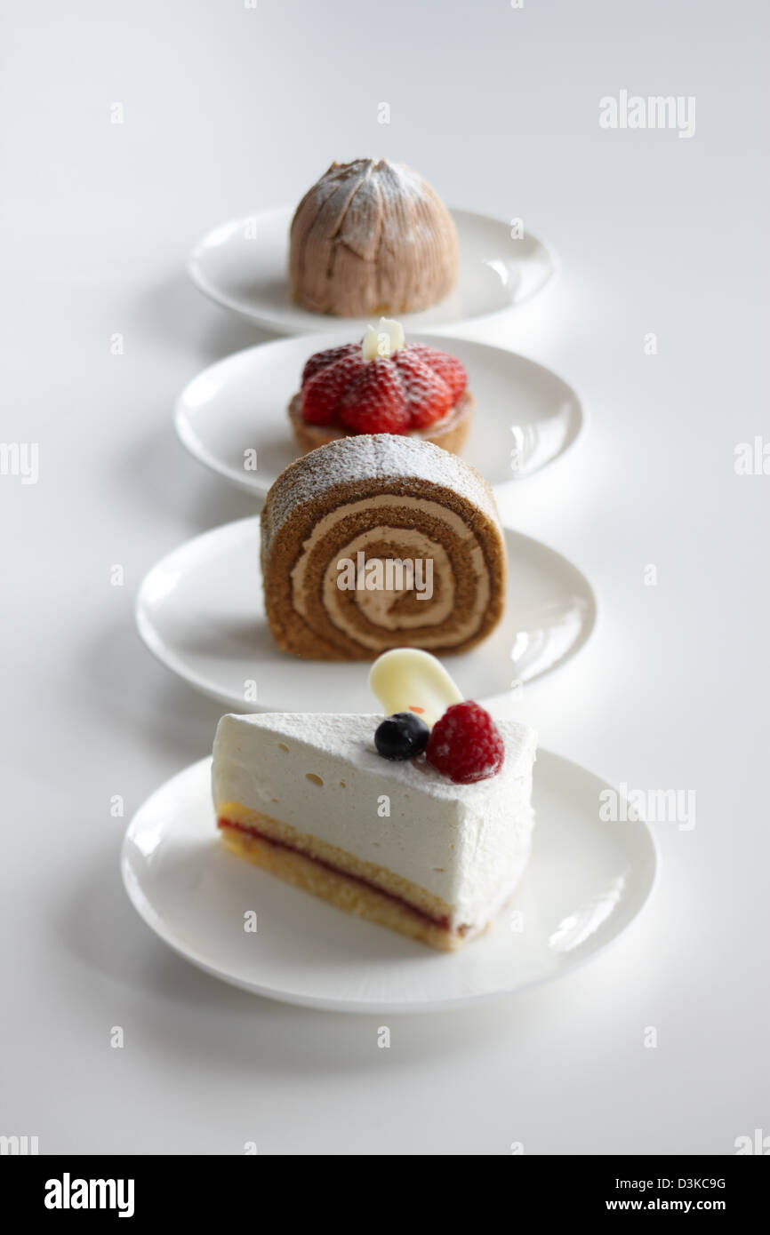 A row of cakes hi-res stock photography and images - Alamy