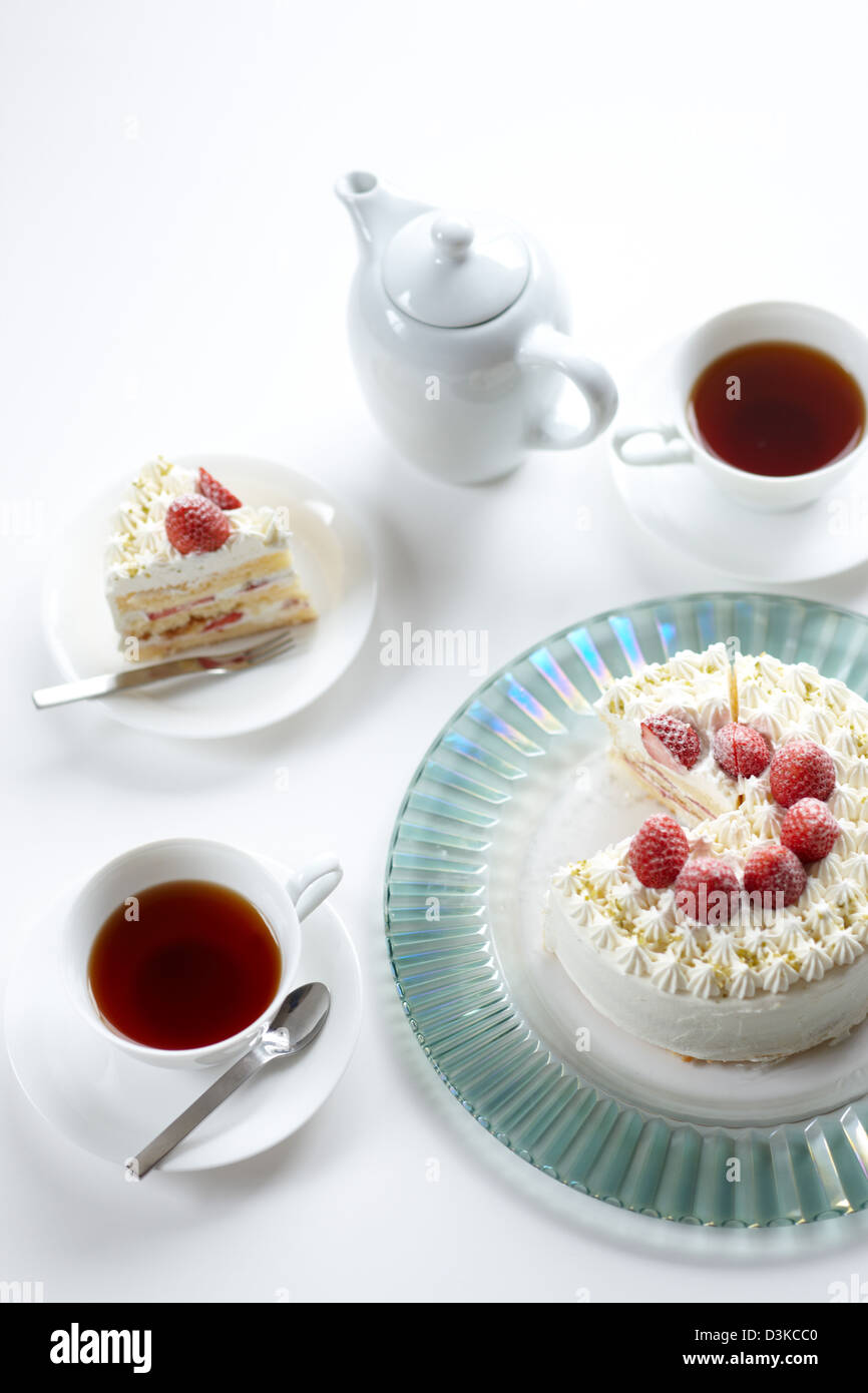 Strawberry shortcake tea hi-res stock photography and images - Alamy