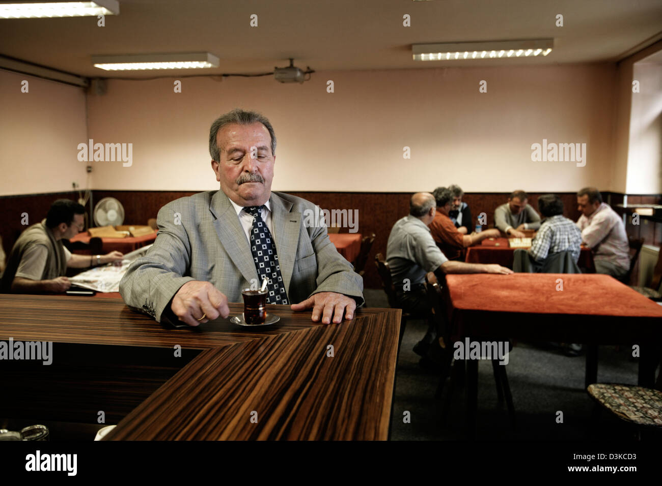Berlin, Germany, Turkish Men in a Turkish cafe Stock Photo - Alamy