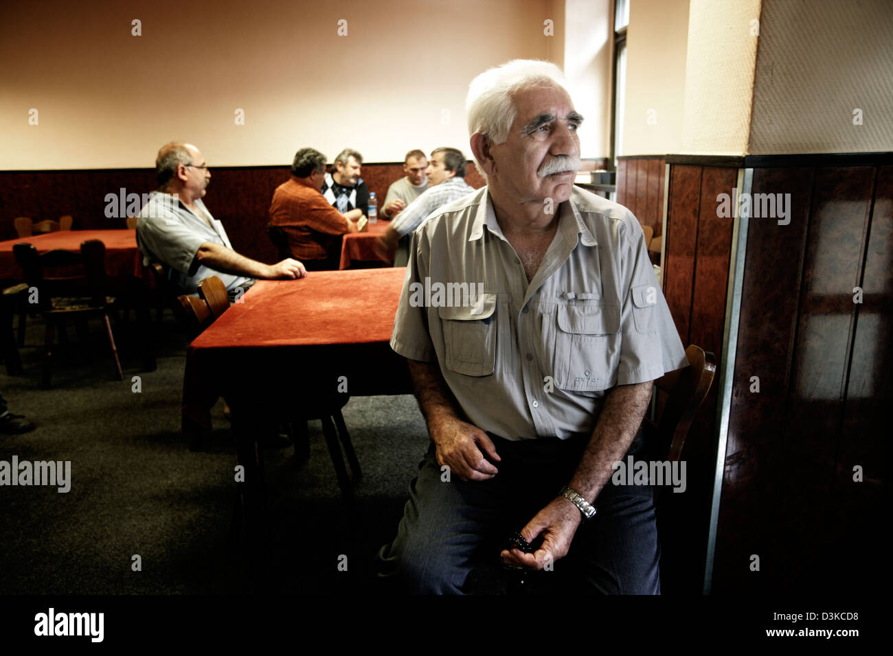 Berlin, Germany, Turkish Men in a Turkish cafe Stock Photo - Alamy