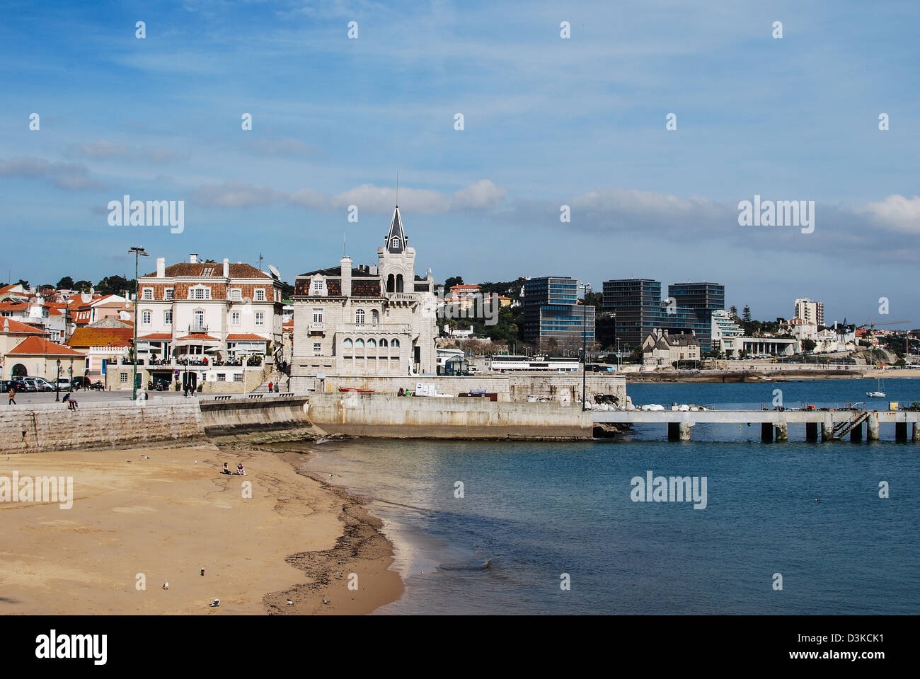 Seafront in Cascais Portugal Stock Photo - Alamy