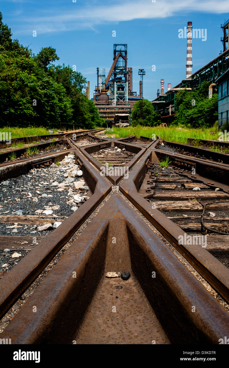 Steel rail works hi-res stock photography and images - Alamy