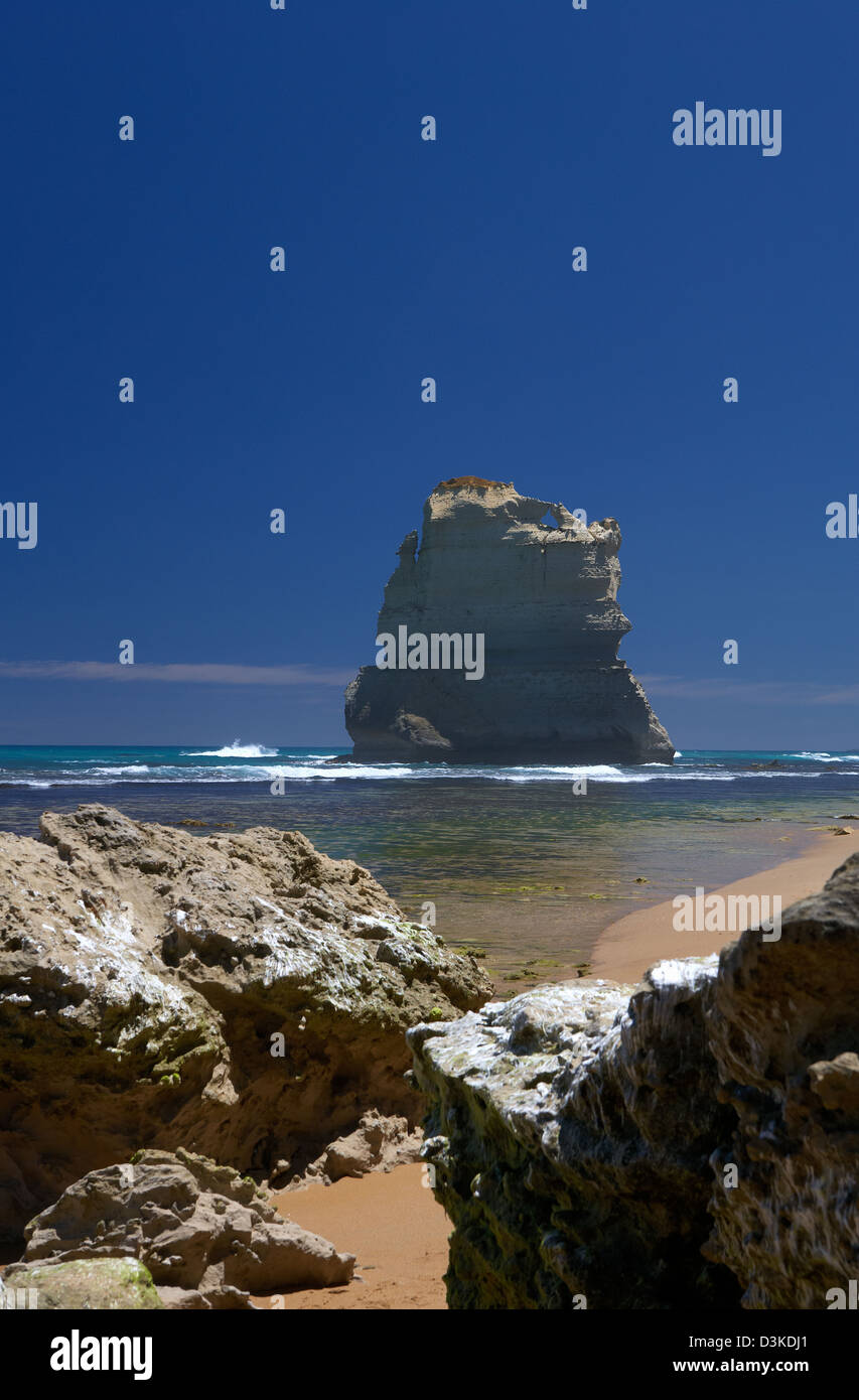 Princetown, Australia, the striking rock Magog at the Gibson Steps ...