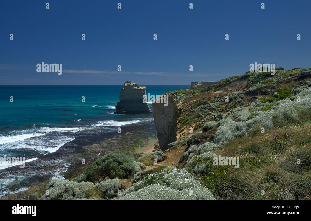 Princetown, Australia, the striking rock Magog at the Gibson Steps ...