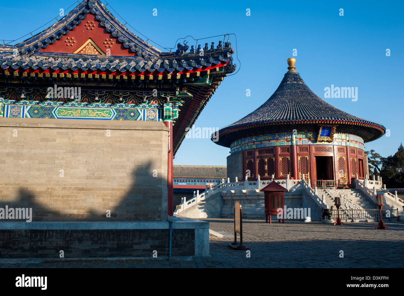 Ancient buildings in Temple of Heaven Stock Photo - Alamy