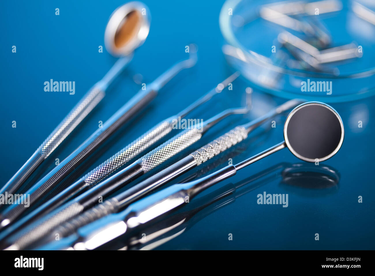 Dental Tools set Stock Photo - Alamy