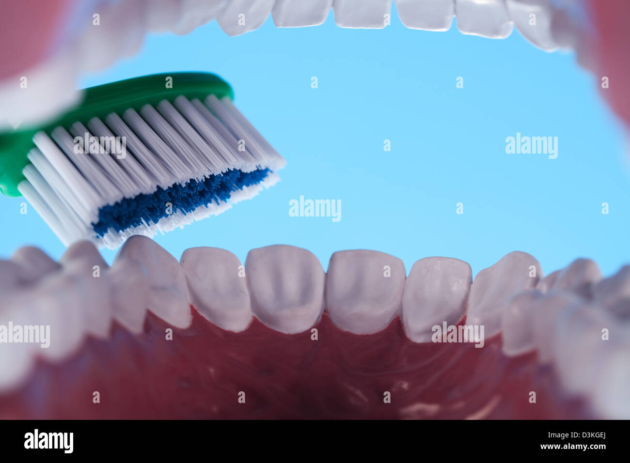 Teeth, Dental health care objects Stock Photo - Alamy