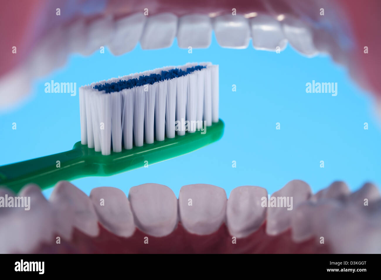 Teeth, Dental health care objects Stock Photo - Alamy