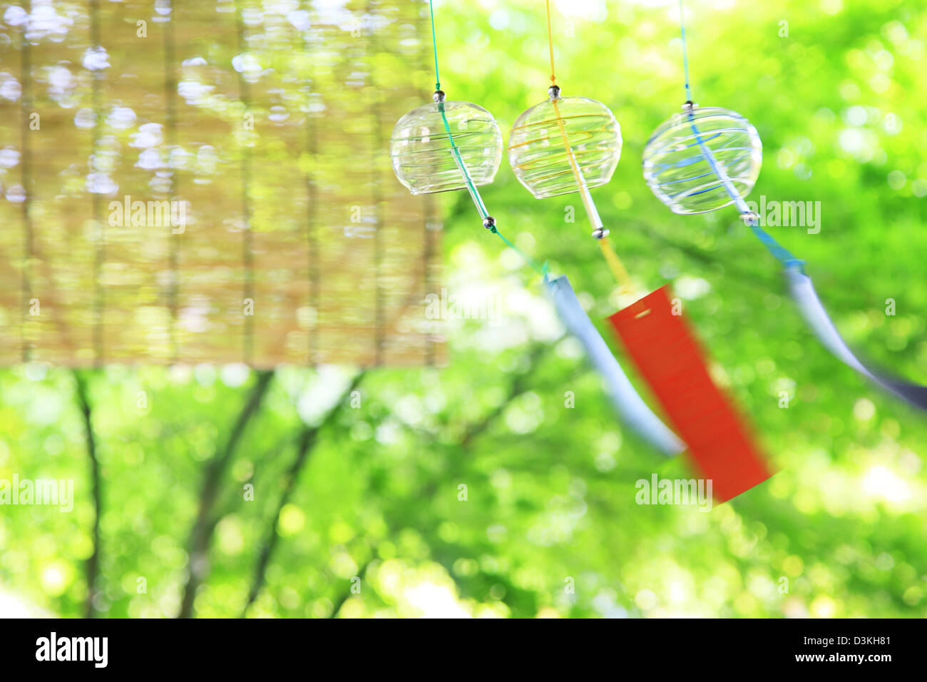 Glass wind chimes hi-res stock photography and images - Alamy