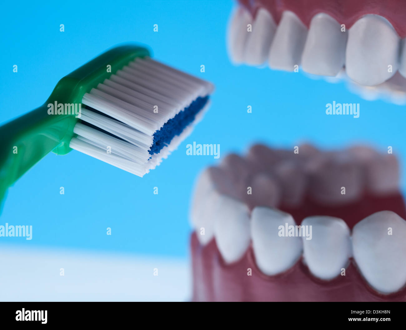 Teeth, Dental health care objects Stock Photo - Alamy