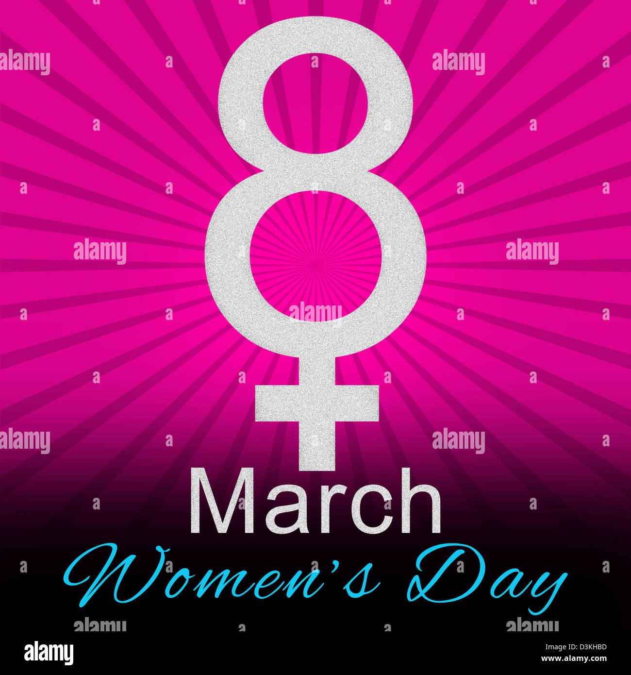 8 March - Pink Burst Background Stock Photo - Alamy