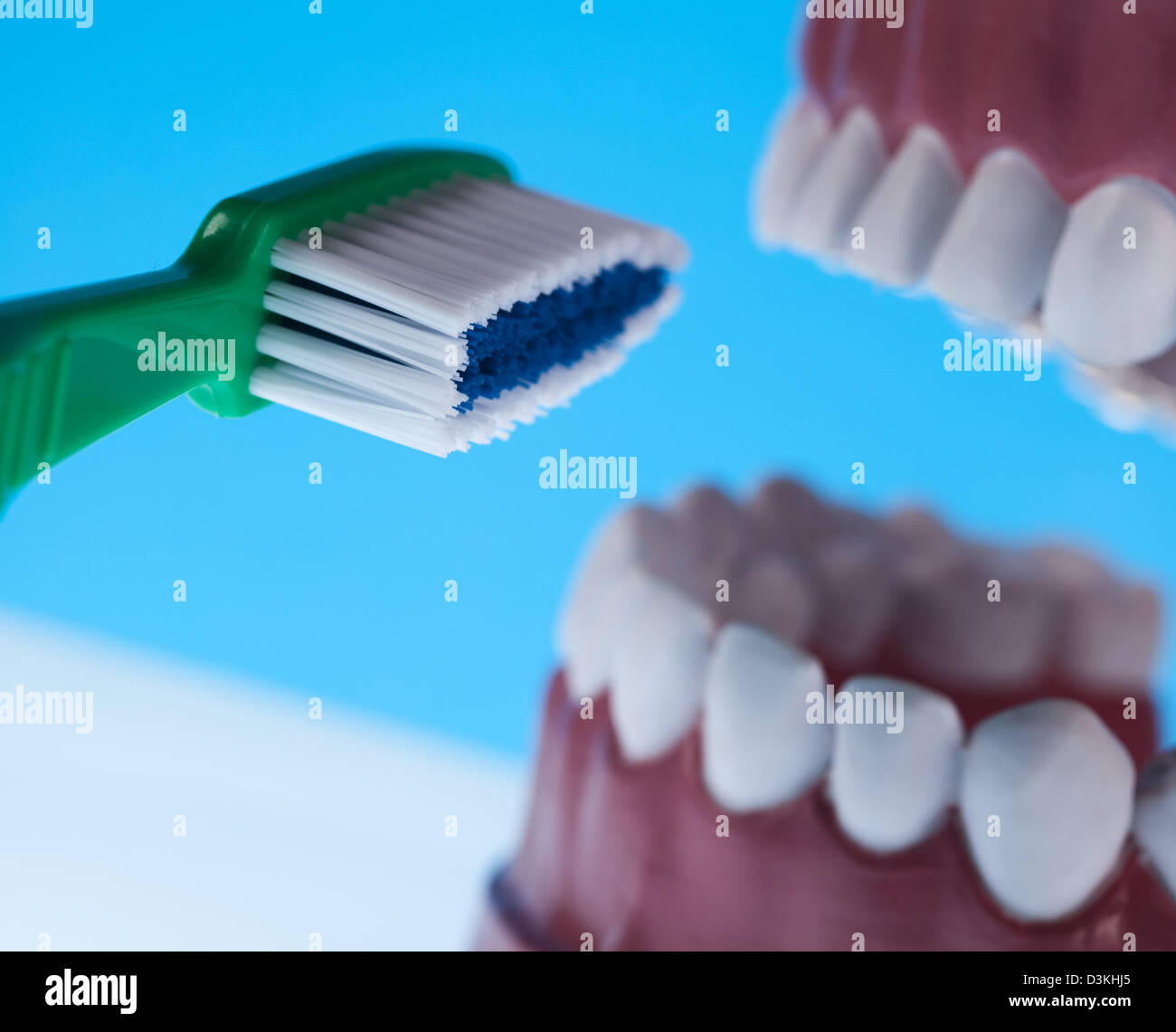 Teeth, Dental health care objects Stock Photo - Alamy