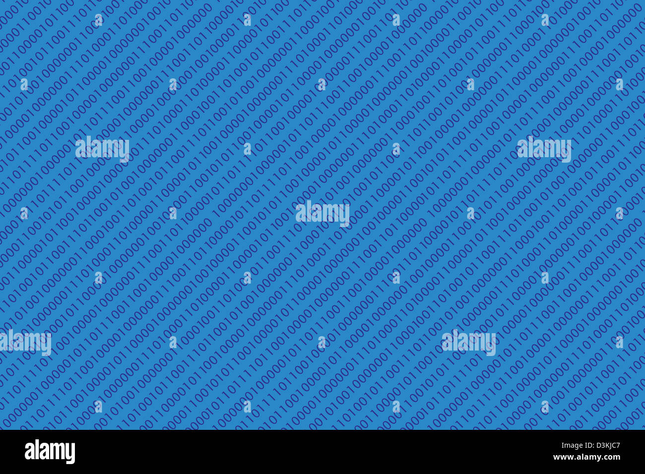 blue seamless diagonal binary code pattern Stock Photo - Alamy