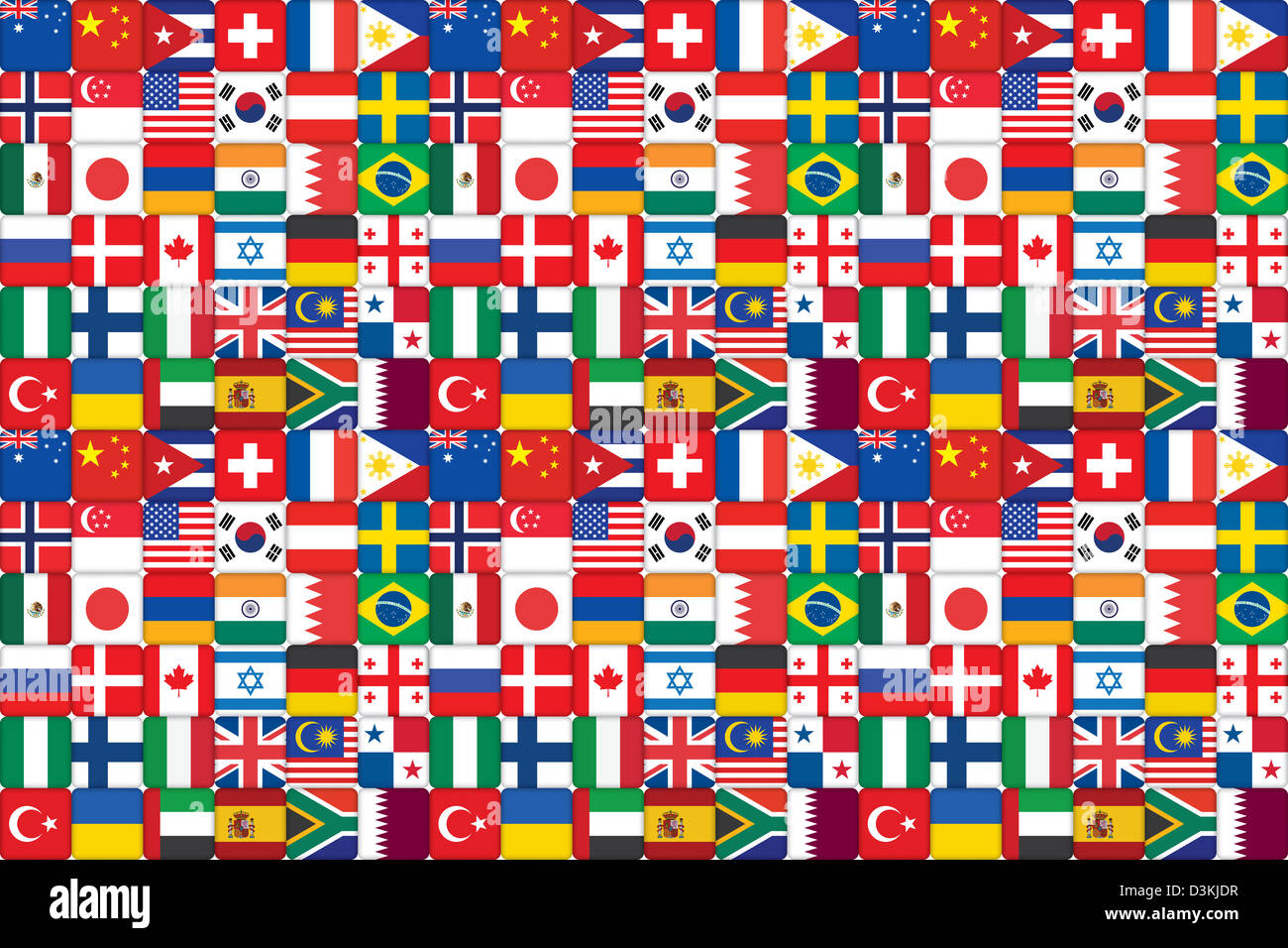 abstract seamless flags icons pattern Stock Photo - Alamy