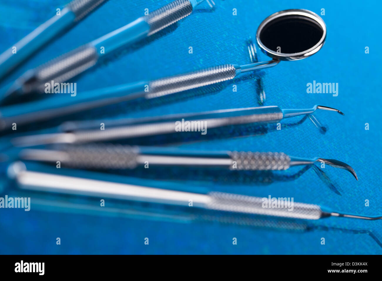 Close-up Dental Instruments Stock Photo - Alamy