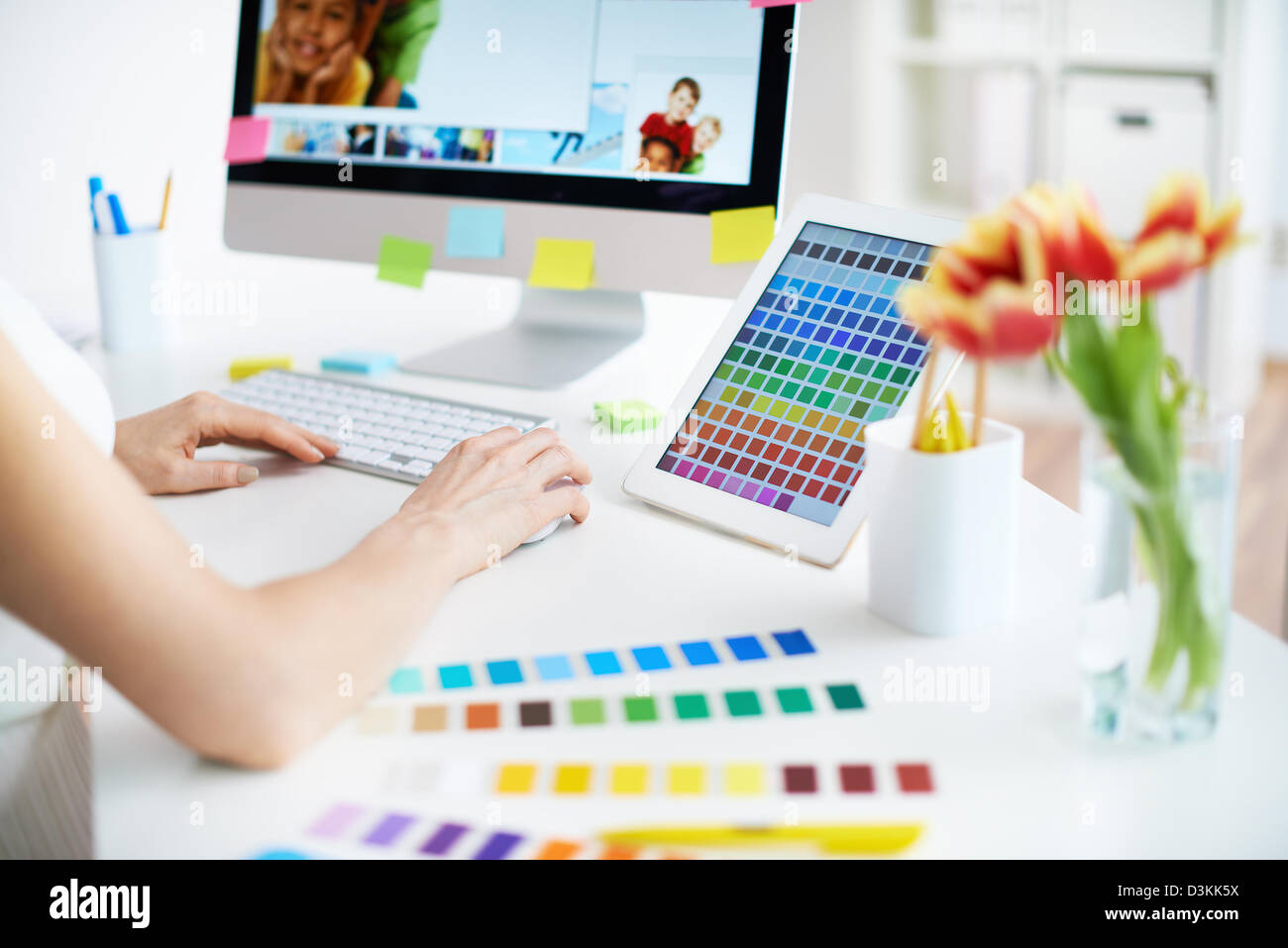 Working with colors hi-res stock photography and images - Alamy