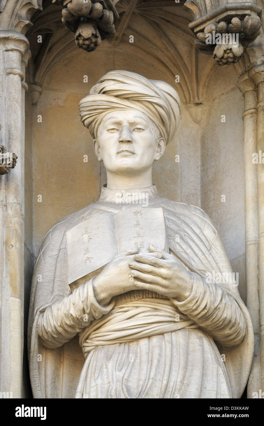 London, England, UK. Westminster Abbey - the Modern Martyrs (Tim Crawley, 1998) Wang Zhiming ...