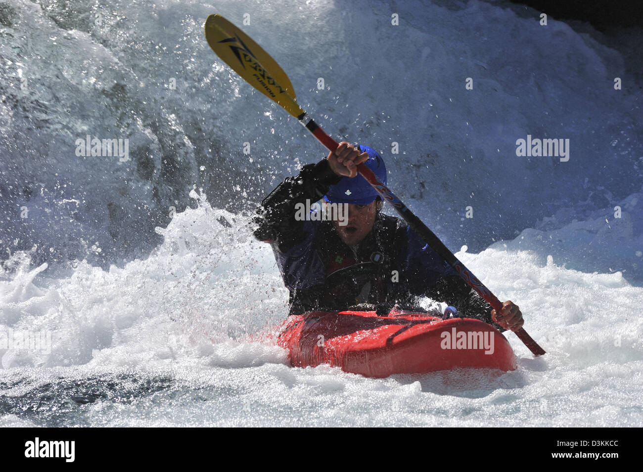 Rapids kayak waterfall hi-res stock photography and images - Alamy