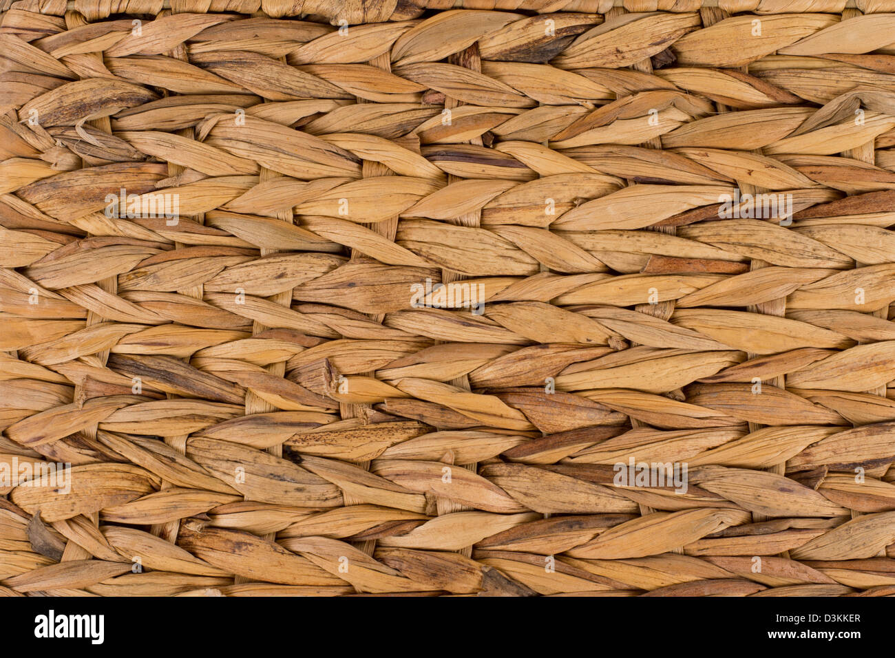 Background texture and pattern of a woven mat handcrafted from natural ...