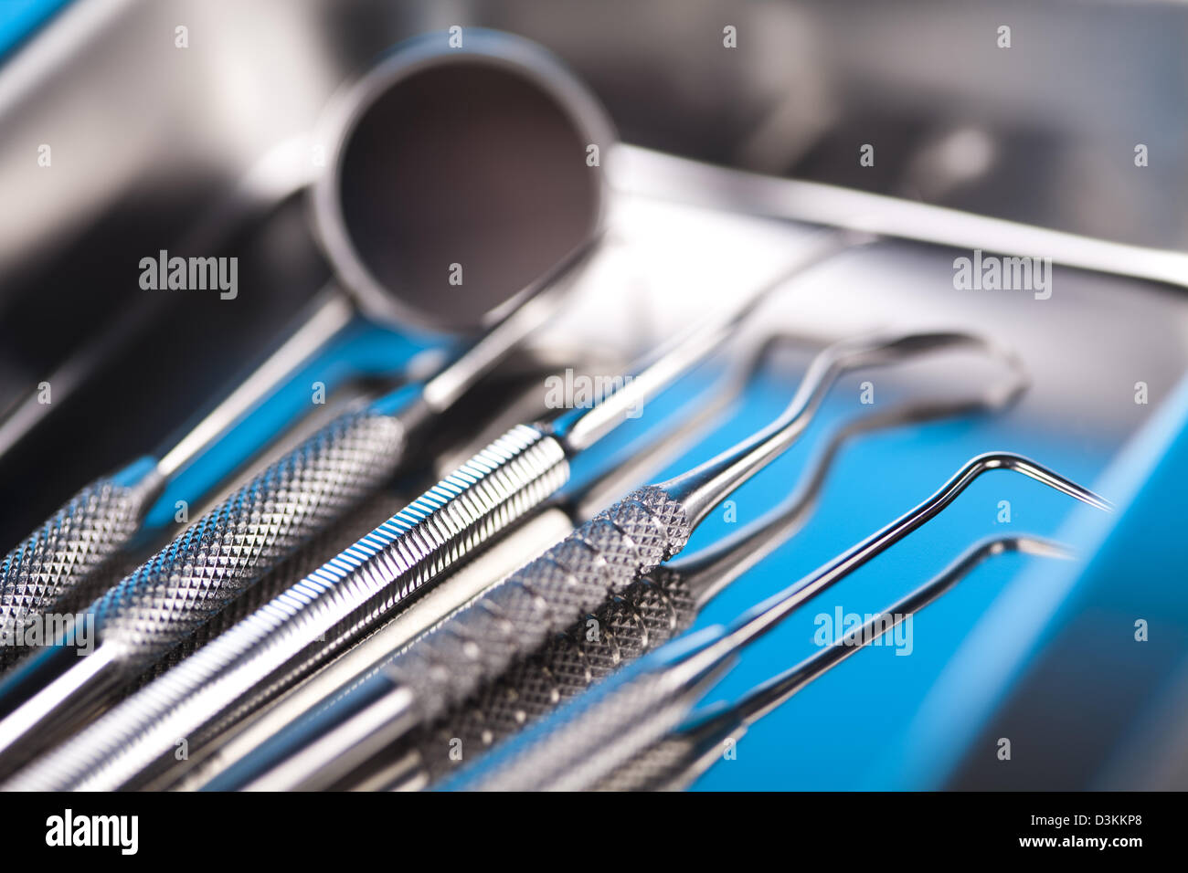 Close-up Dental Instruments Stock Photo - Alamy