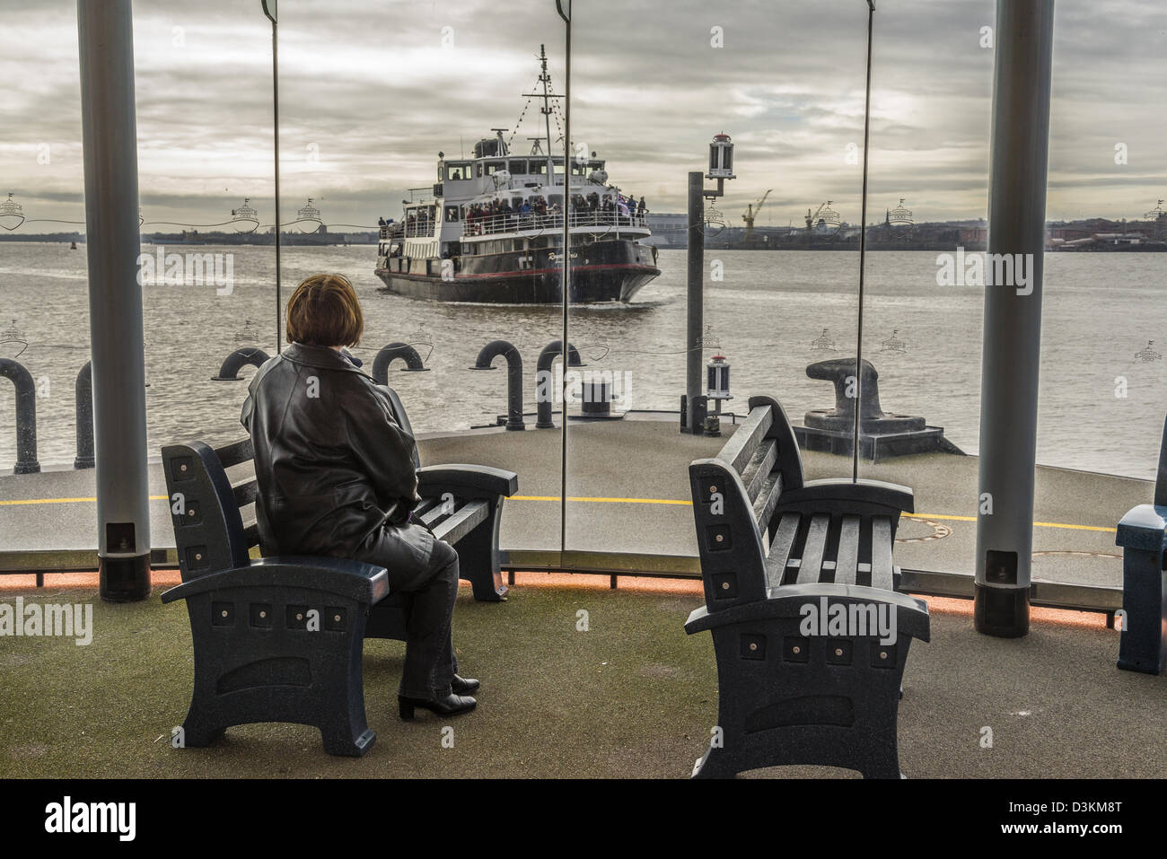 Ferry lady hi-res stock photography and images - Alamy