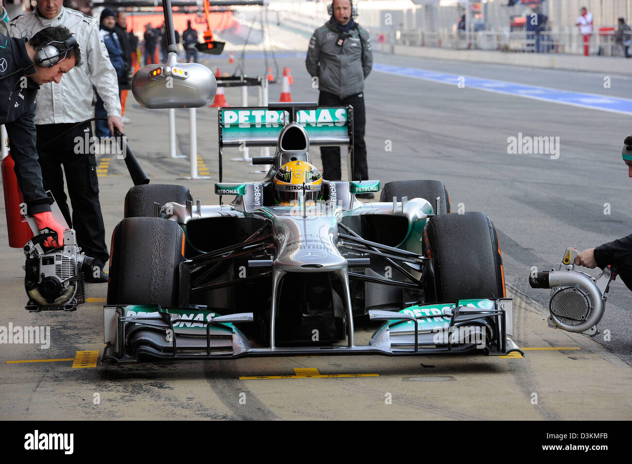 Formula 1 mercedes pit stop hi-res stock photography and images - Alamy