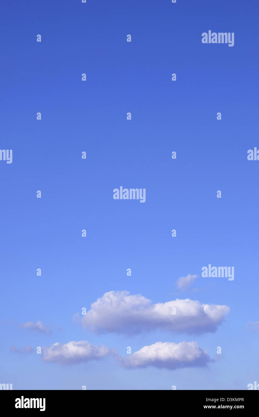 Blue sky with clouds Stock Photo - Alamy
