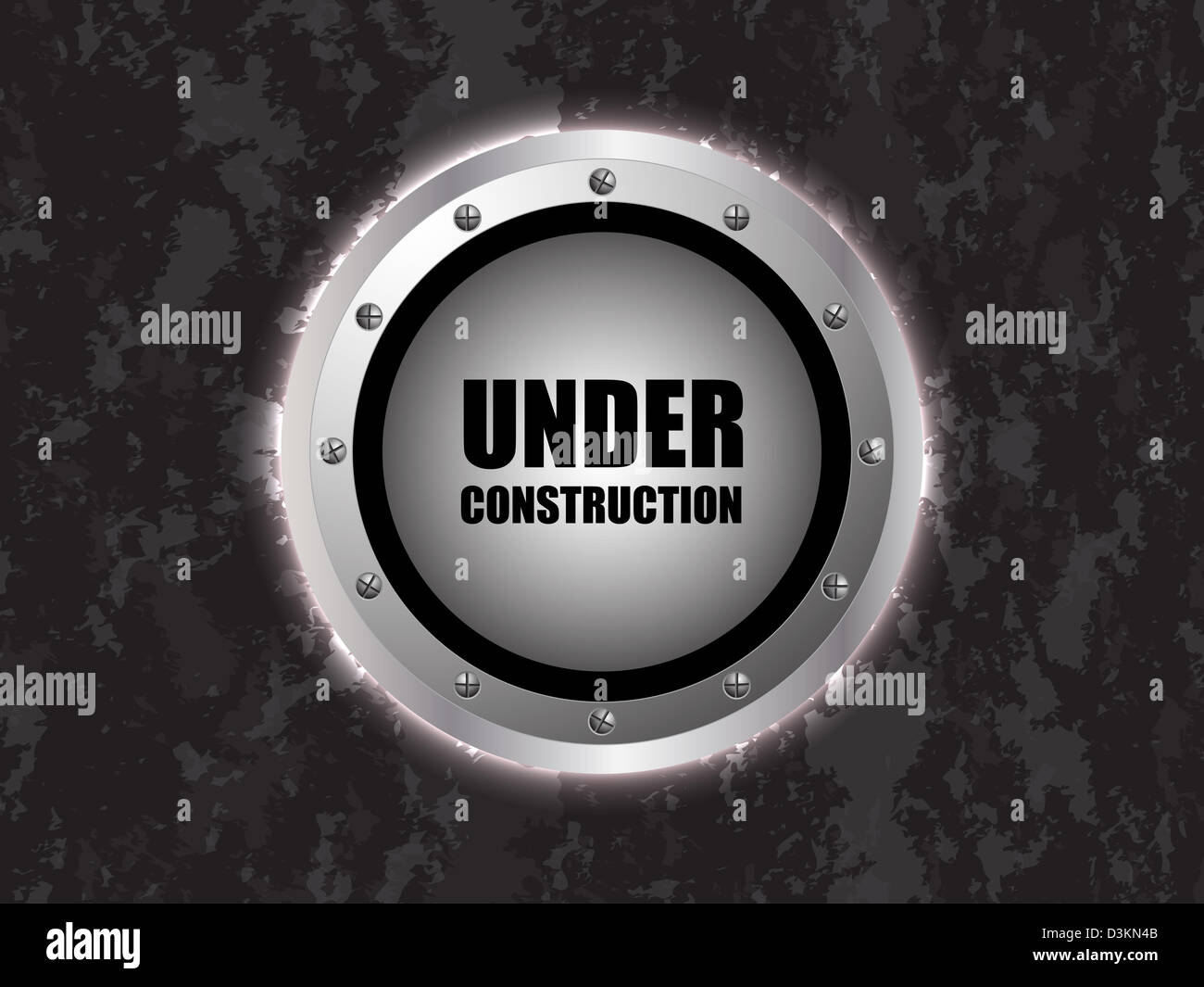 under construction background with metallic design Stock Photo - Alamy