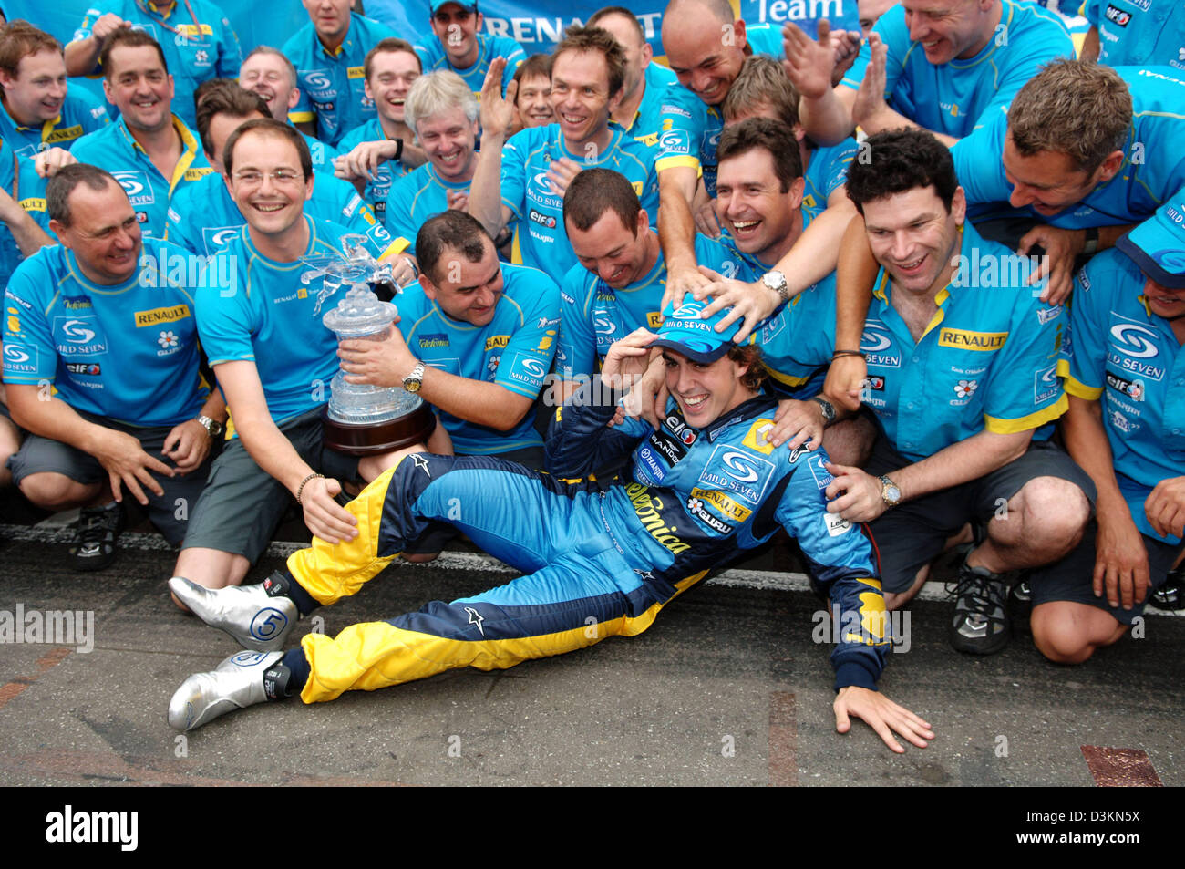 Fernando alonso celebrating hi-res stock photography and images - Alamy