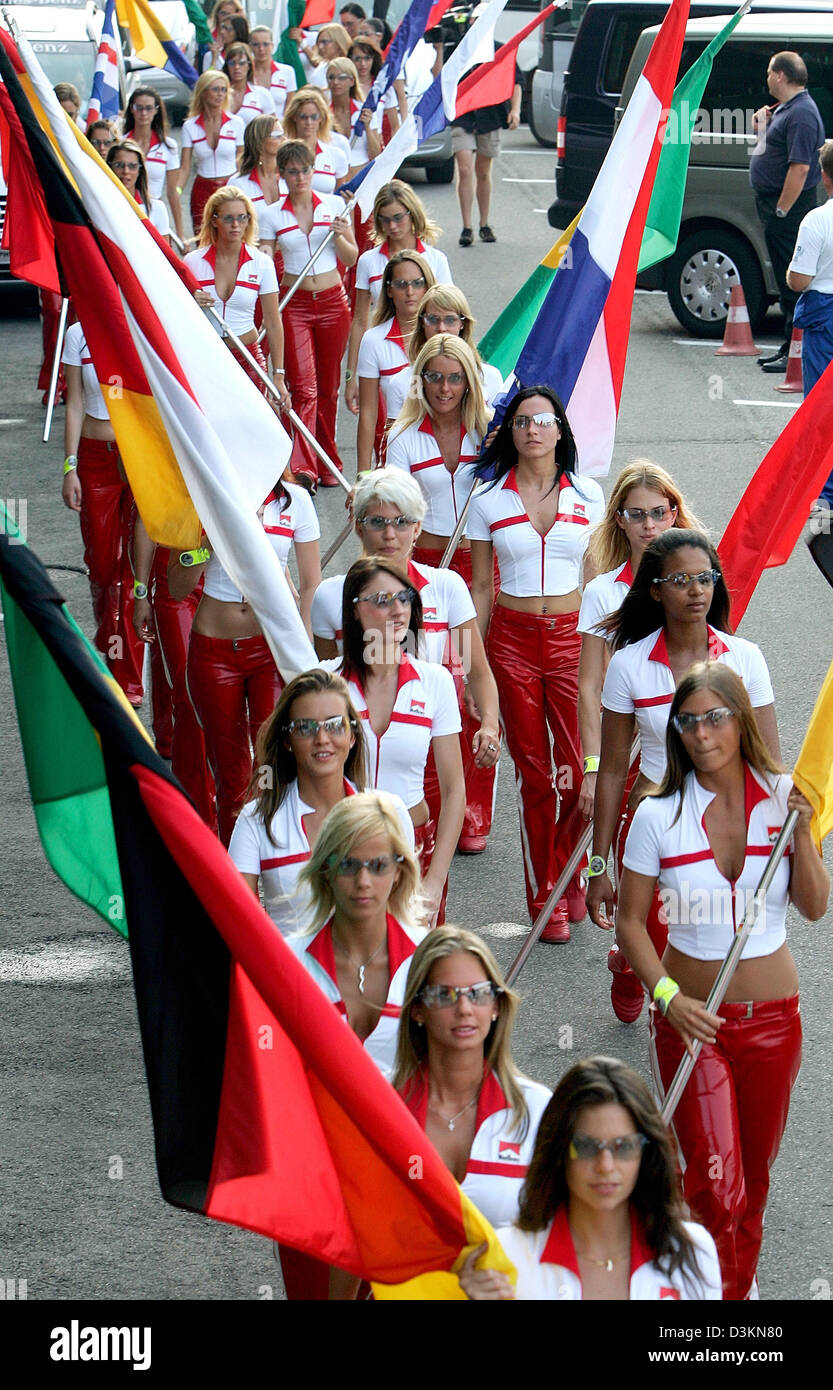 Grid girls budapest hi-res stock photography and images - Alamy