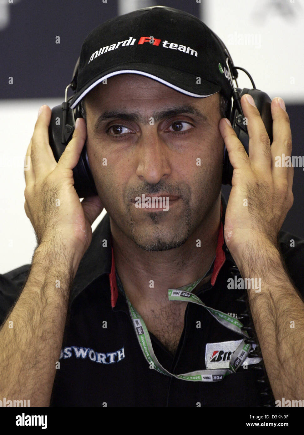 (dpa) - Israeli Formula One test driver Chanoch Nissany of Minardi ...