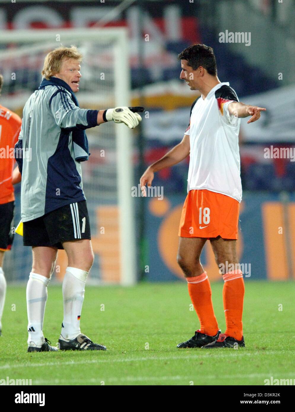 Germany goalkeeper oliver kahn after match hi-res stock photography and ...