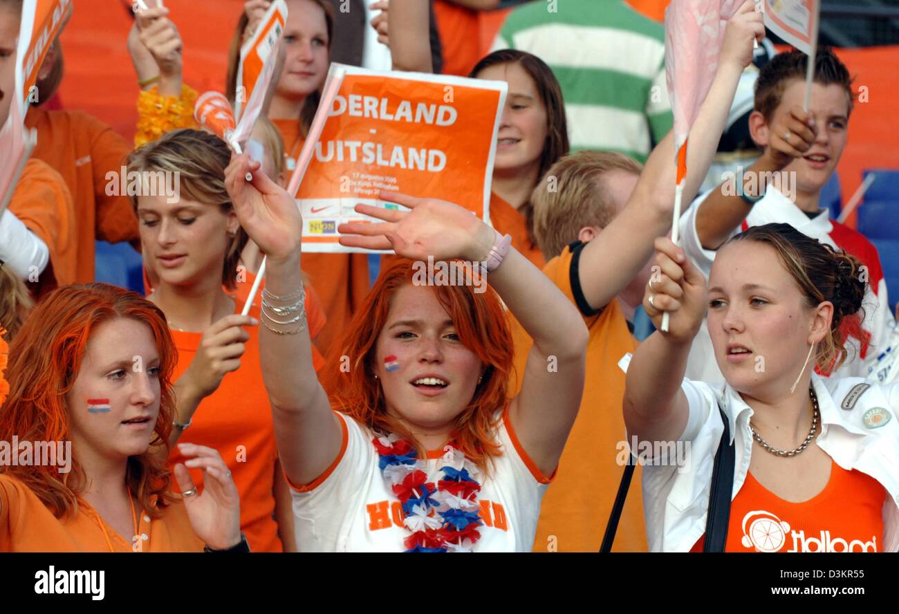 Sports spo soccer fans banners orange netherlands hi-res stock ...