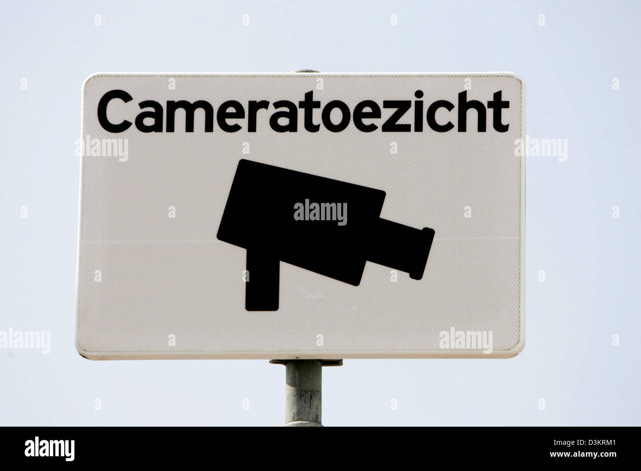 (dpa) - The picture shows a warning and information sign indicating ...