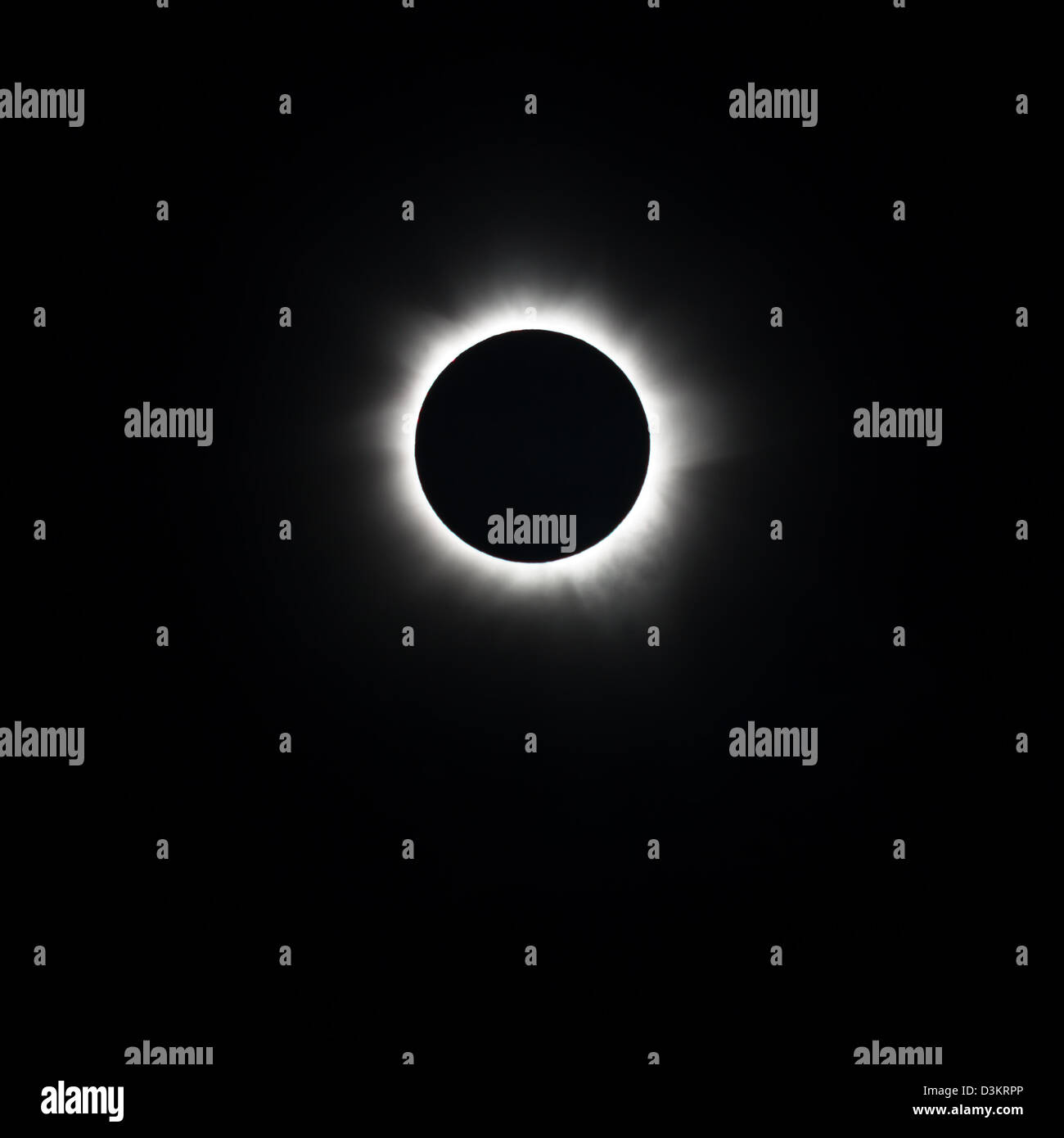 Totality, Total Solar Eclipse 2012 Stock Photo - Alamy