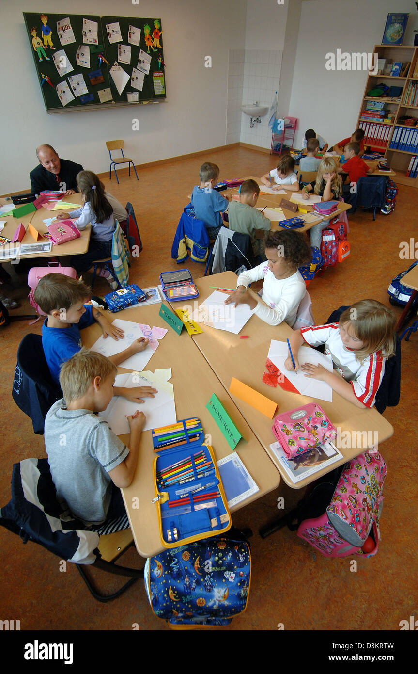 Education edu schools sitting class_room germany hi-res stock ...
