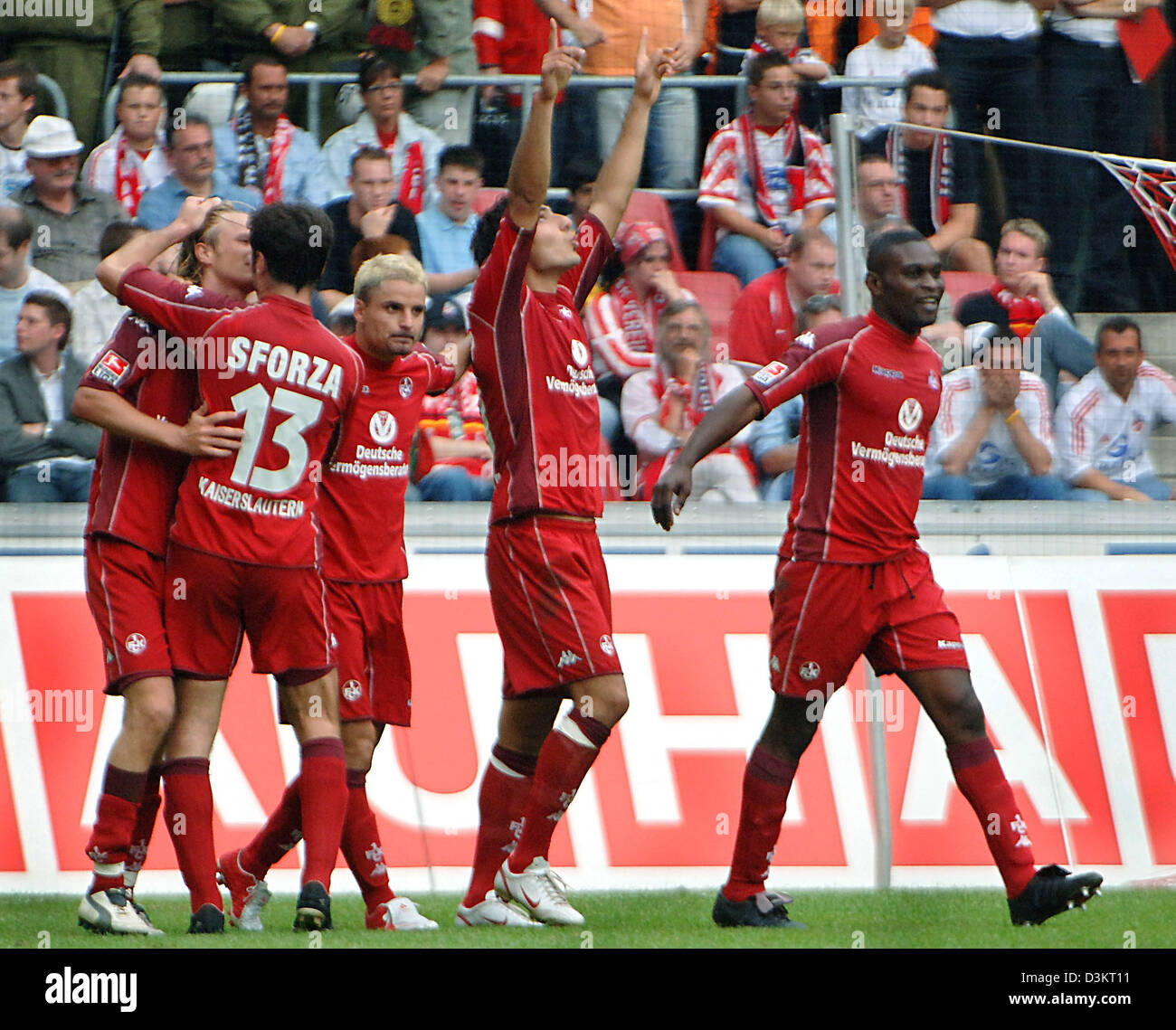 (dpa) - Marco Egelhardt, Ciriaco Sforza, Erwin Skela, Halil Altintop ...