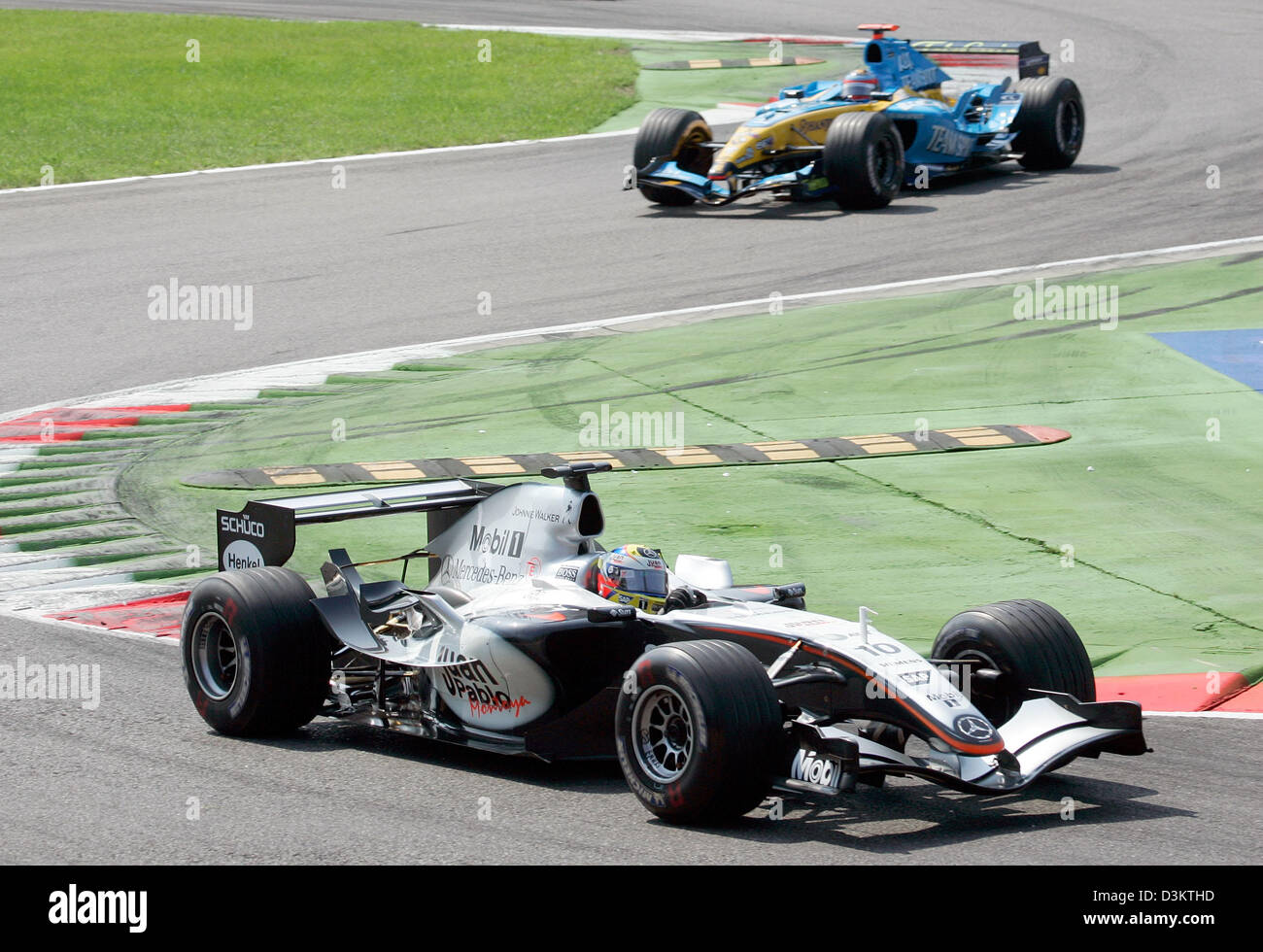 Juan pablo montoya in the mclaren mercedes hi-res stock photography and ...