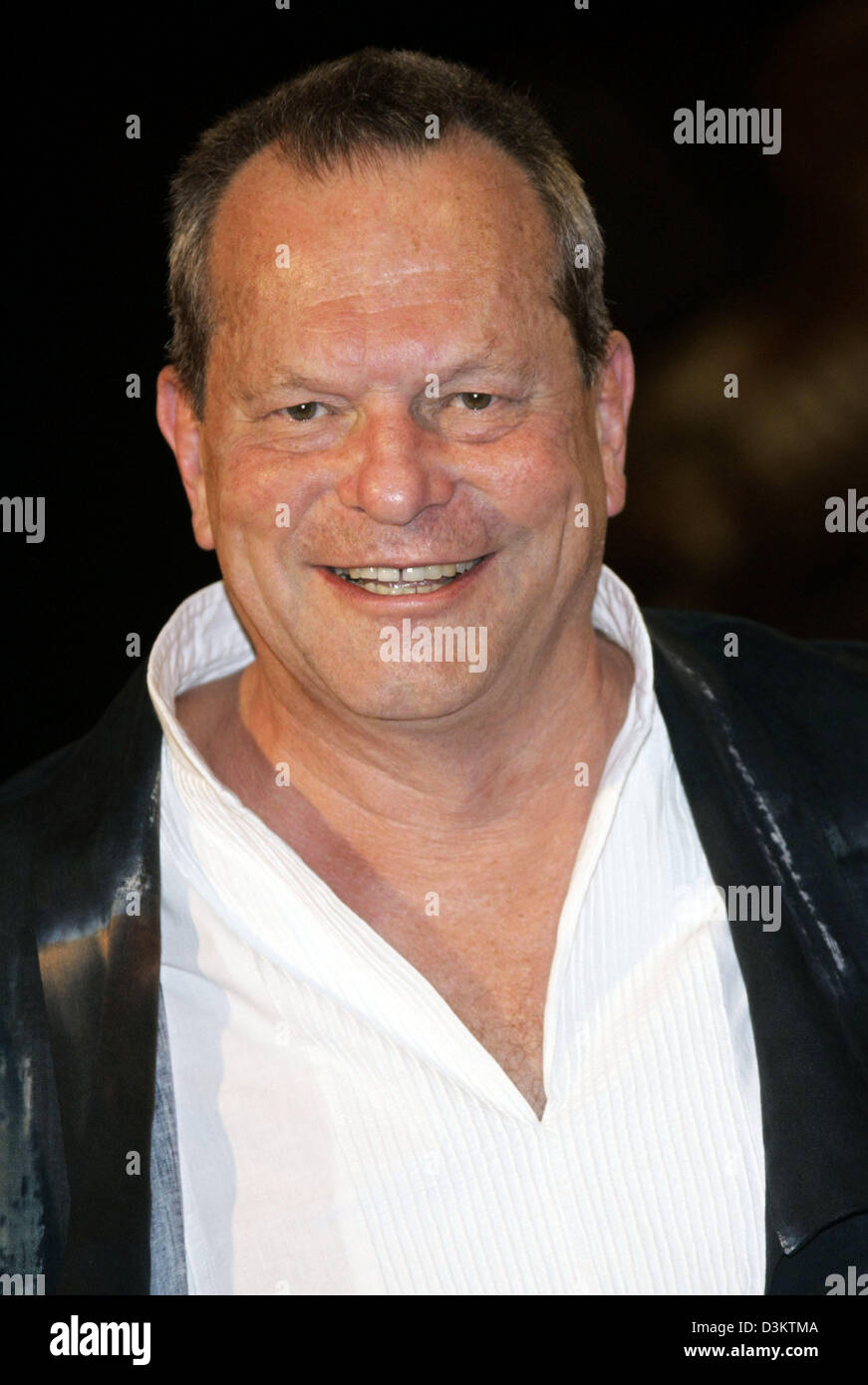 (dpa) - British director Terry Gilliam smiles at the film premiere ...