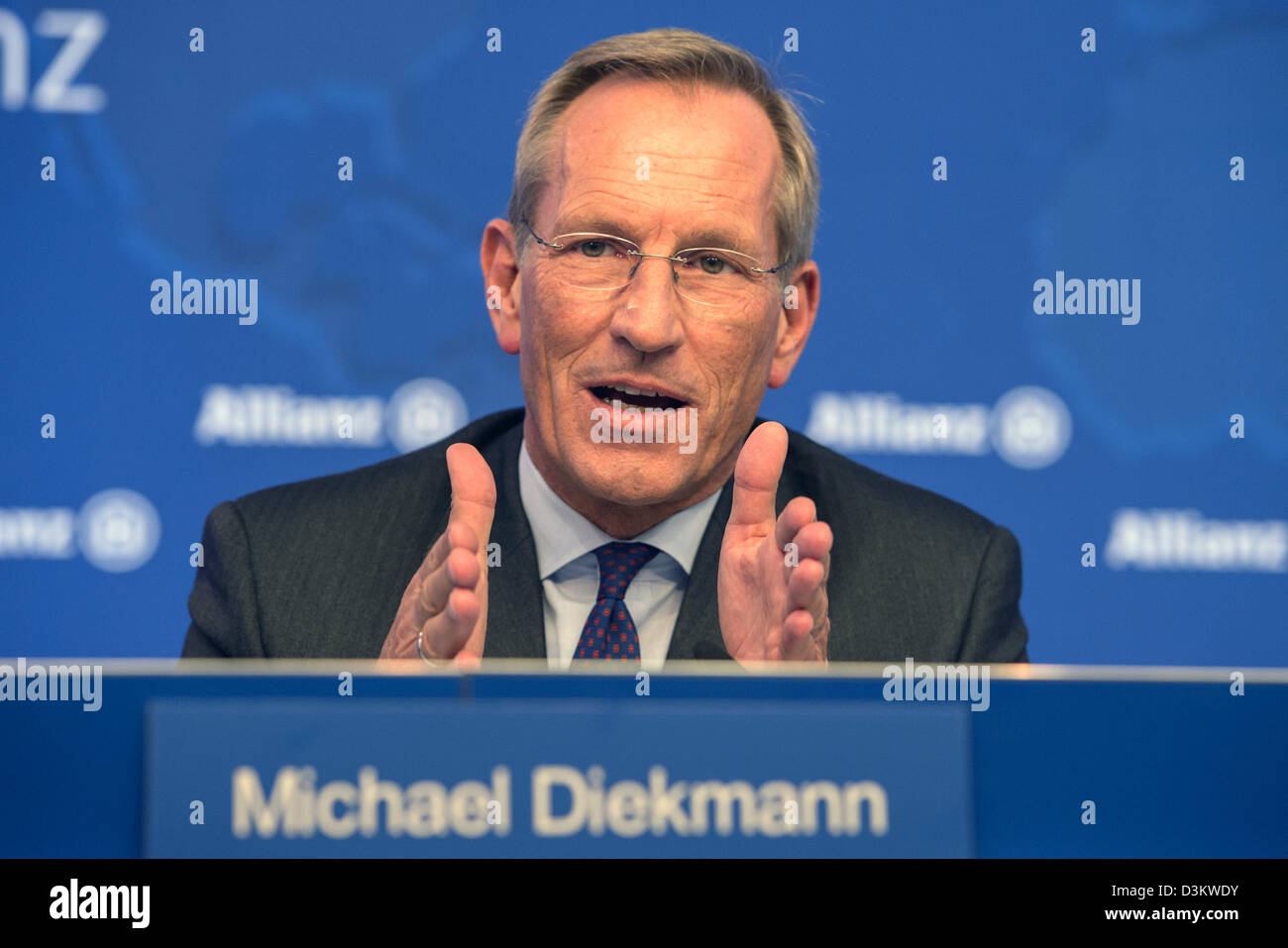 Allianz chairman of the board, Michael Diekmann, attends the financial ...