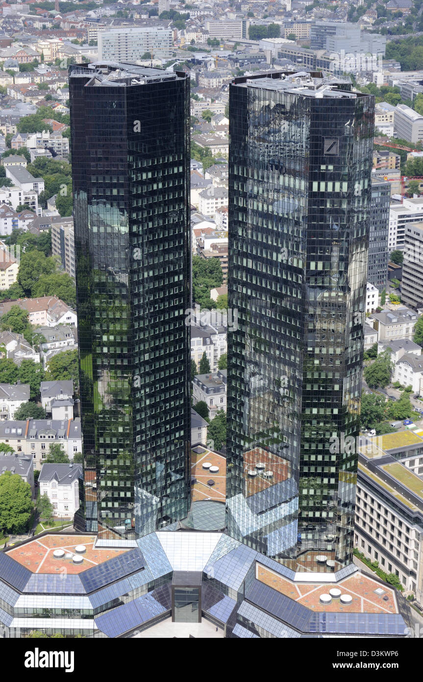 Deutsche Bank Twin Towers High Resolution Stock Photography and Images ...