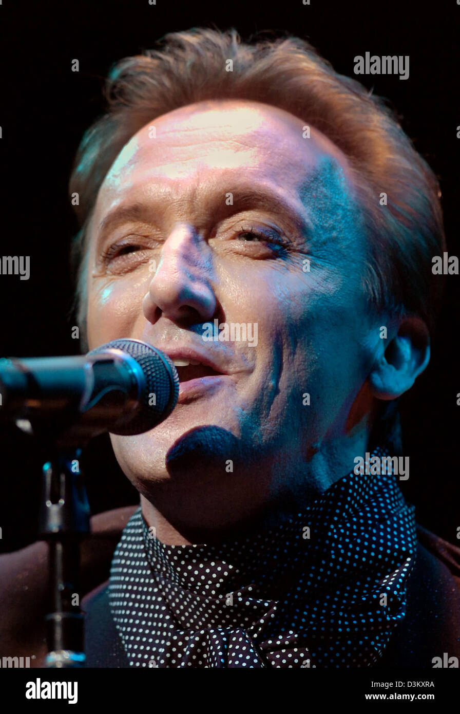 (dpa) - German pop singer Marius Mueller-Westernhagen performs on stage ...