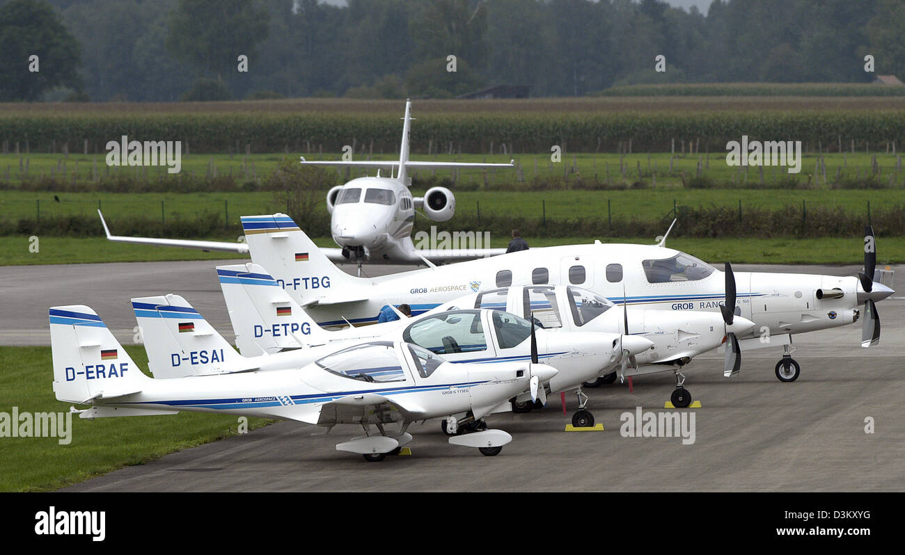 (dpa) - The picture shows aircraft producer Grob Flugzeugwerke's ...