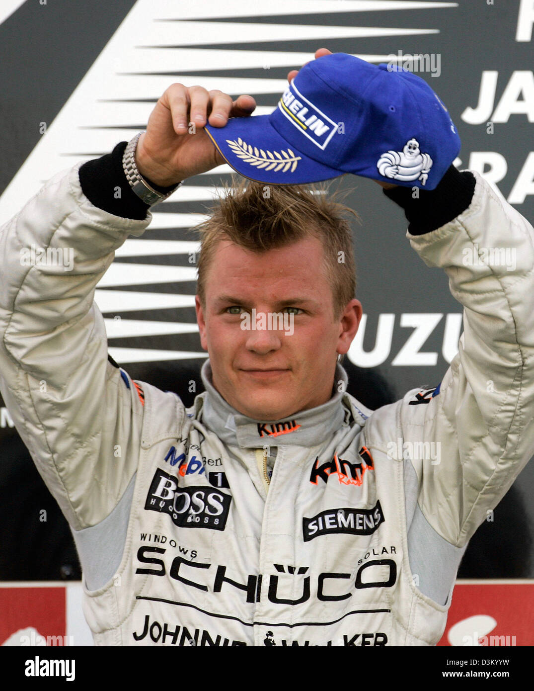 (dpa) - Finnish Formula One driver Kimi Raikkonen of McLaren Mercedes ...