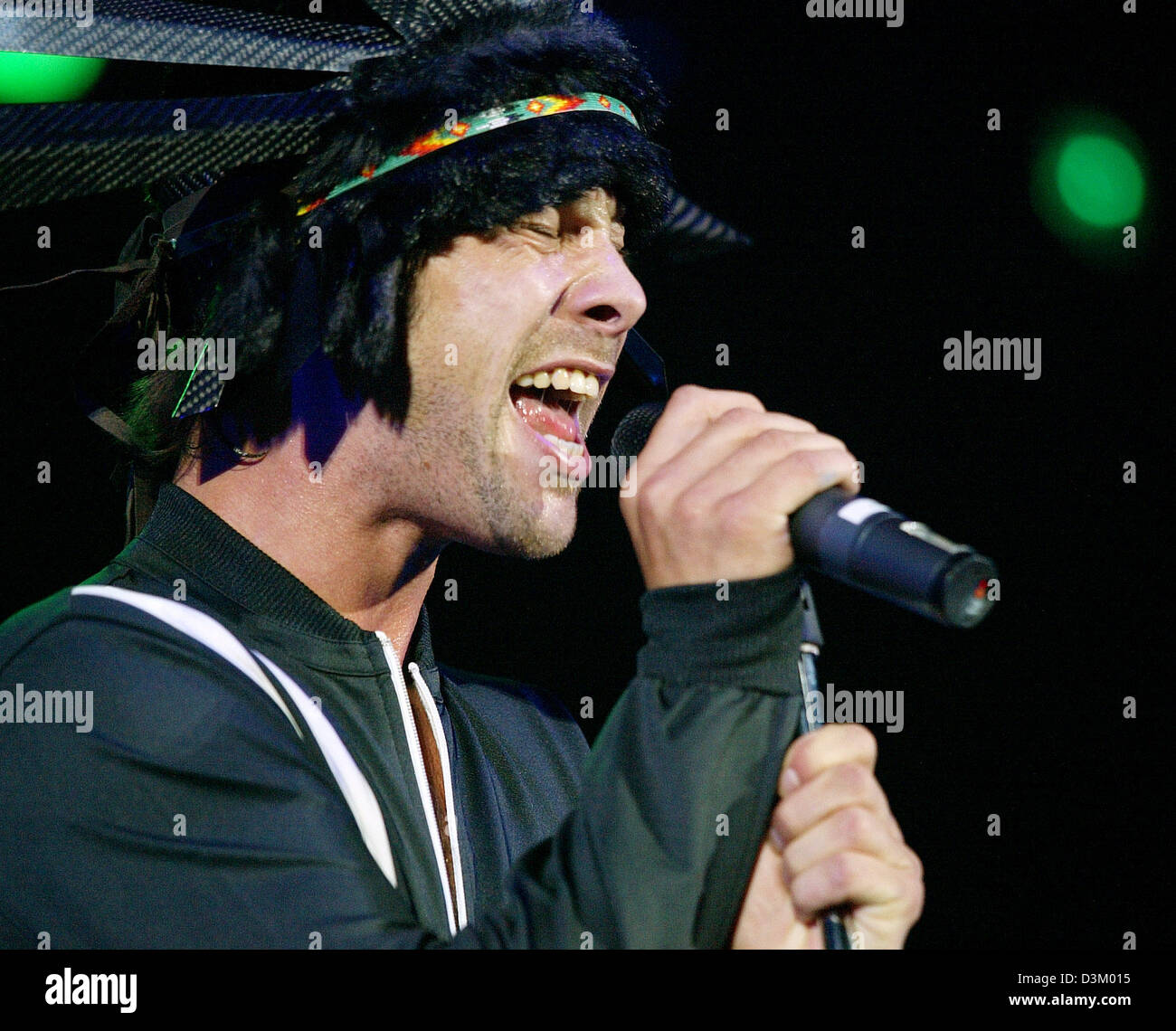 (dpa) - Singer of British pop band 'Jamiroquai' Jason Kay performs on ...